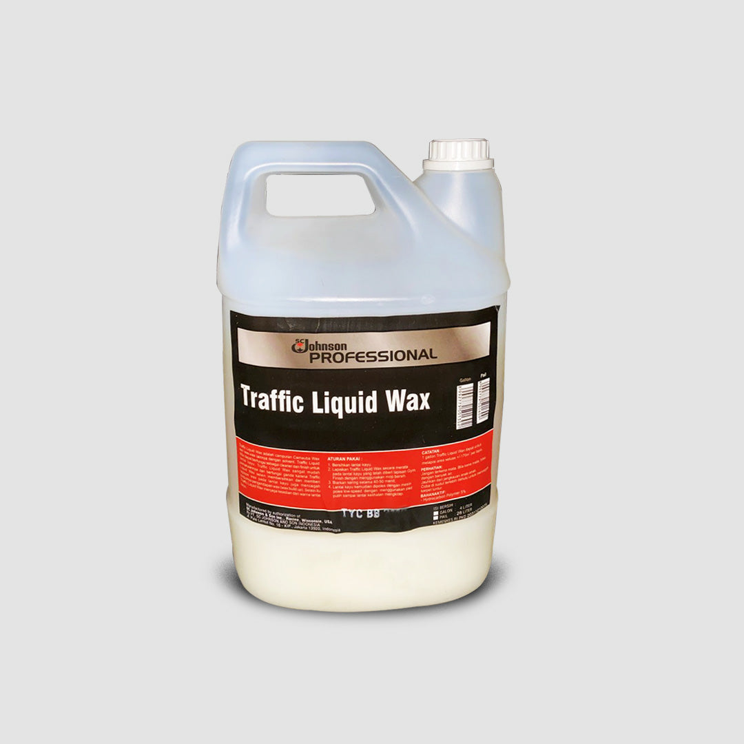 SC JOHNSON TRAFFIC LIQUID WAX PEMBERSIH & PENGKILAP LANTAI KAYU 4 LITE ...